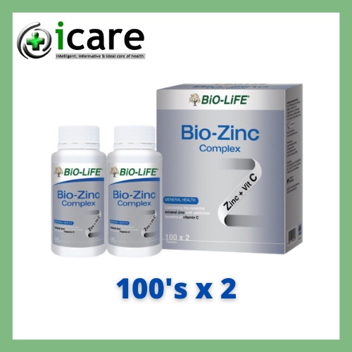 BIO-LIFE BIO-ZINC COMPLEX 100'S X 2 ( EXP DATE: 12/2026 ) | Shopee Malaysia