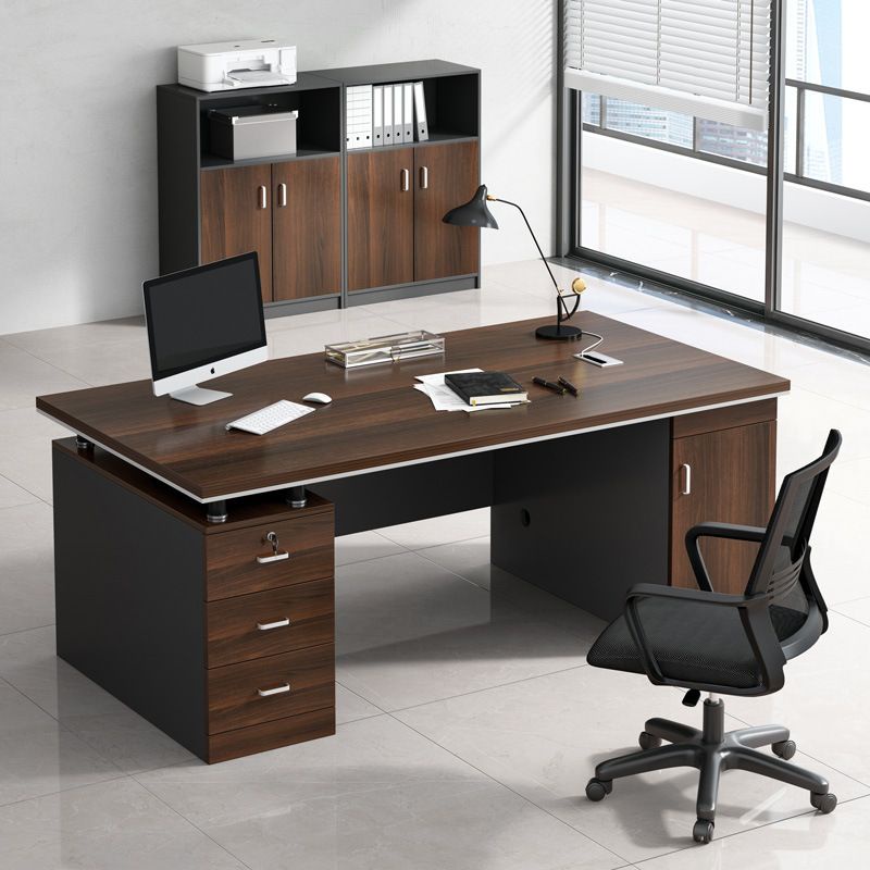 Desk contracted and contemporary boss chairs combination table head ...