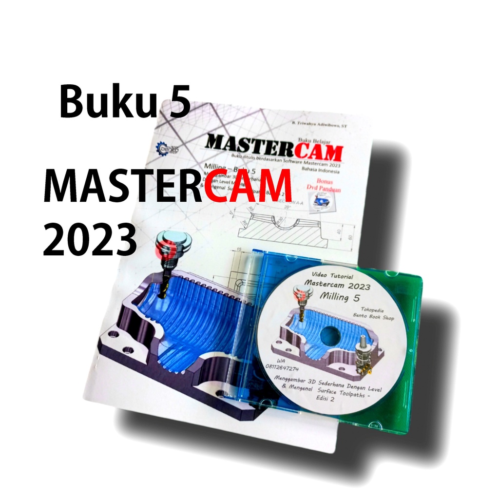 Mastercam 2023 Mill 5 Book + Dvd Tutorial | Shopee Malaysia