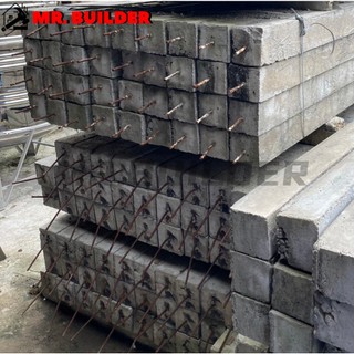 MR BUILDER 4"x4" Concrete Pre Cast Concrete Column 8FT 9FT 10FT 11FT 12 ...