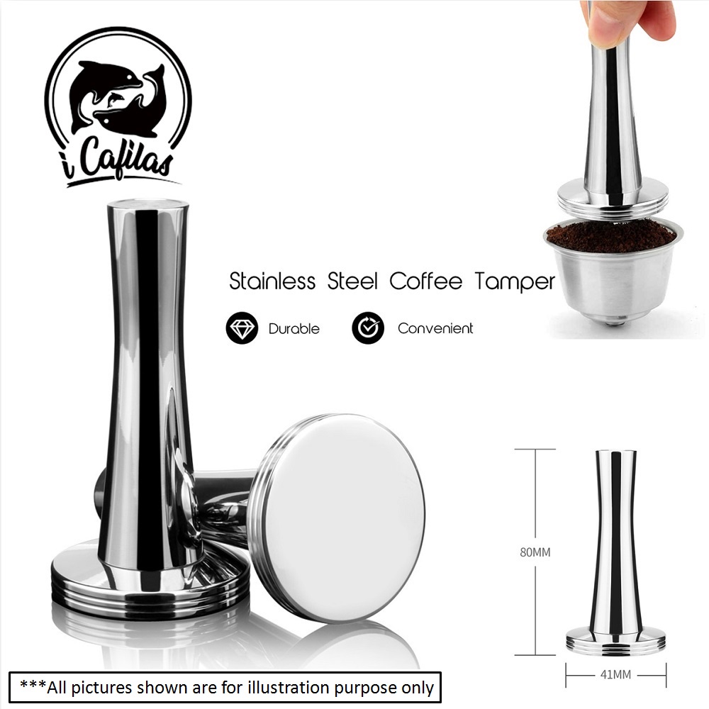【READY STOCK现货】i Cafilas Dolce Gusto Coffee Tamper Stainless Steel Fill ...