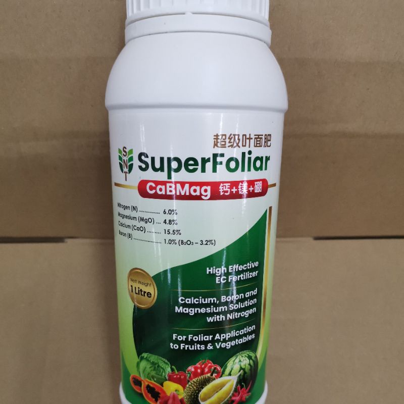 SNT SUPERFOLIAR CaBMag 1litre | Shopee Malaysia