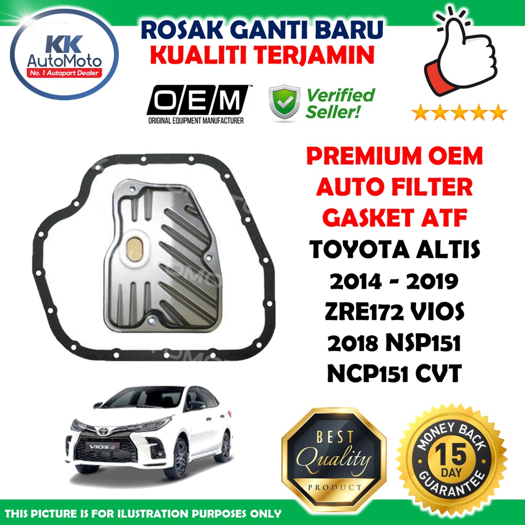 Toyota Altis ZRE172 Vios NCP151 NSP151 Premium 35330-12050 ATF CVT Auto ...