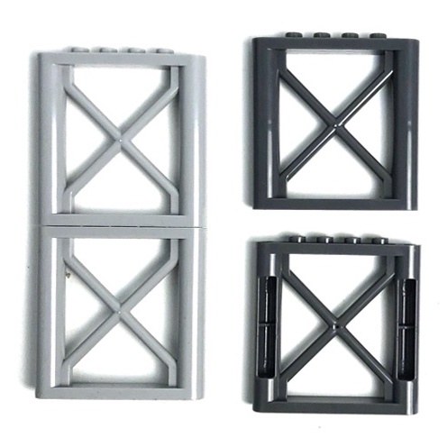 10pcs 64448 MOC Building Block Small Particle Support Frame Bricks 6x6 ...