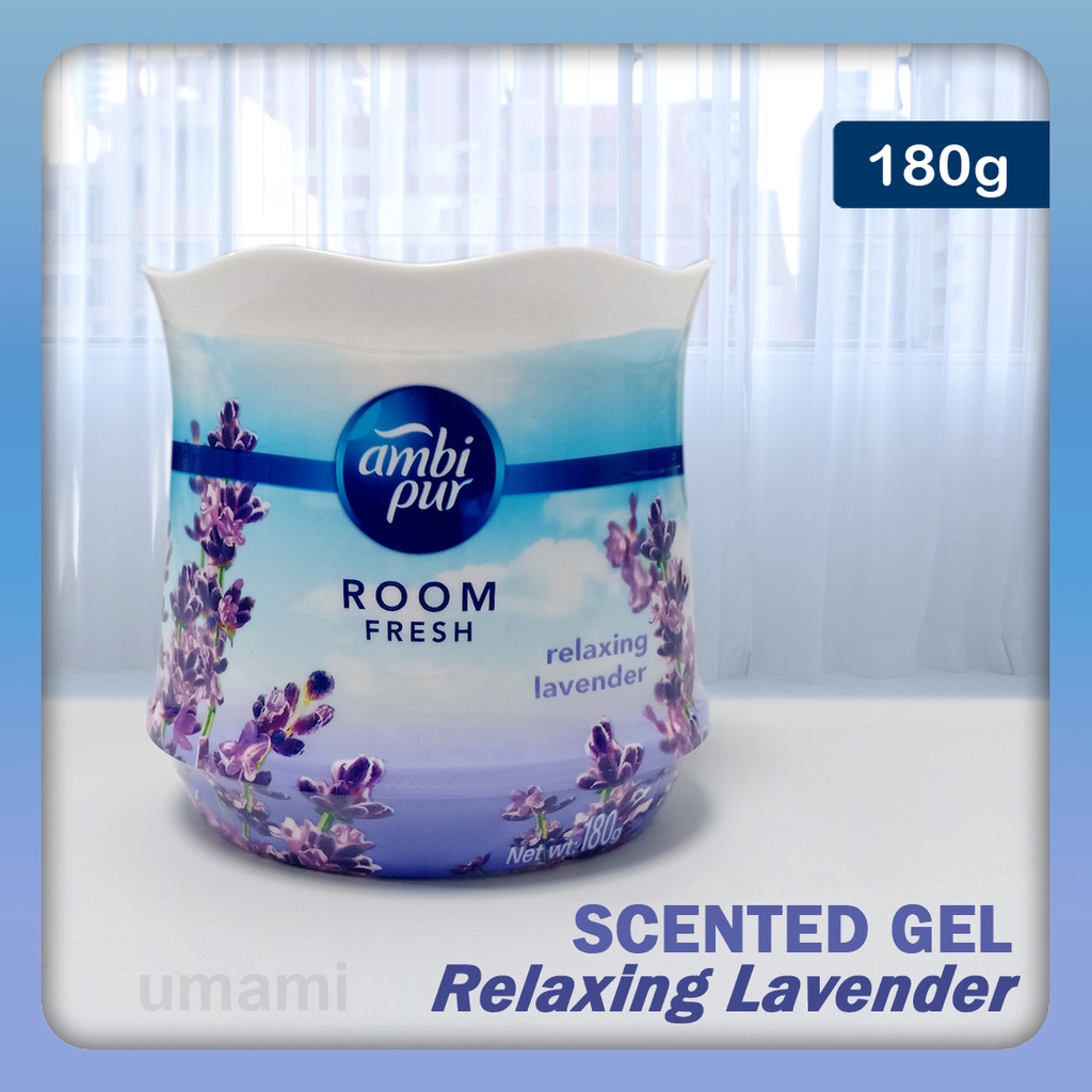 Ambi Pur Room Fresh | Relaxing Lavender Gel (180g) | Shopee Malaysia