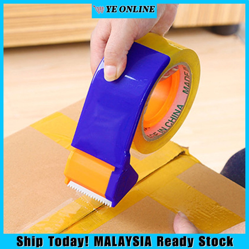48MM Tape Dispenser Opp Tape Carton Sealed Cutter Packing Hand Held ABS ...