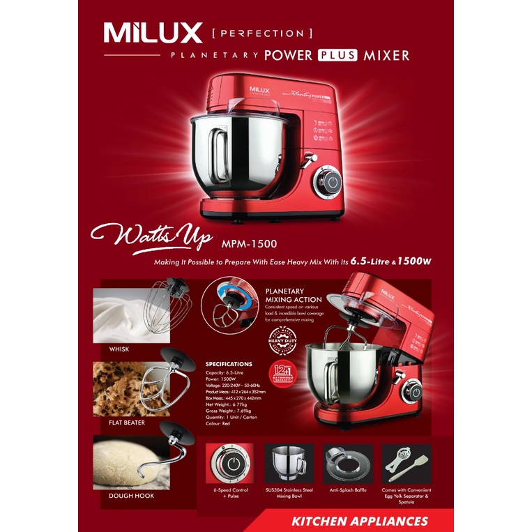 MPM-1500 POWER PLUS MIXER | Shopee Malaysia
