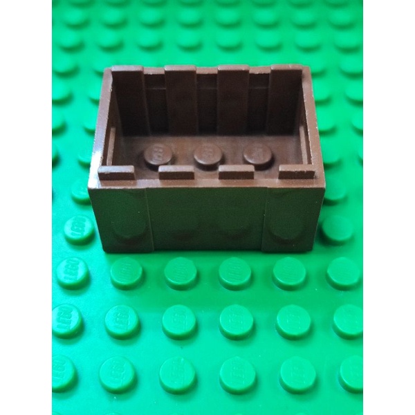 Lego Part 30150 Container Crate With Handles (Brown) | Shopee Malaysia