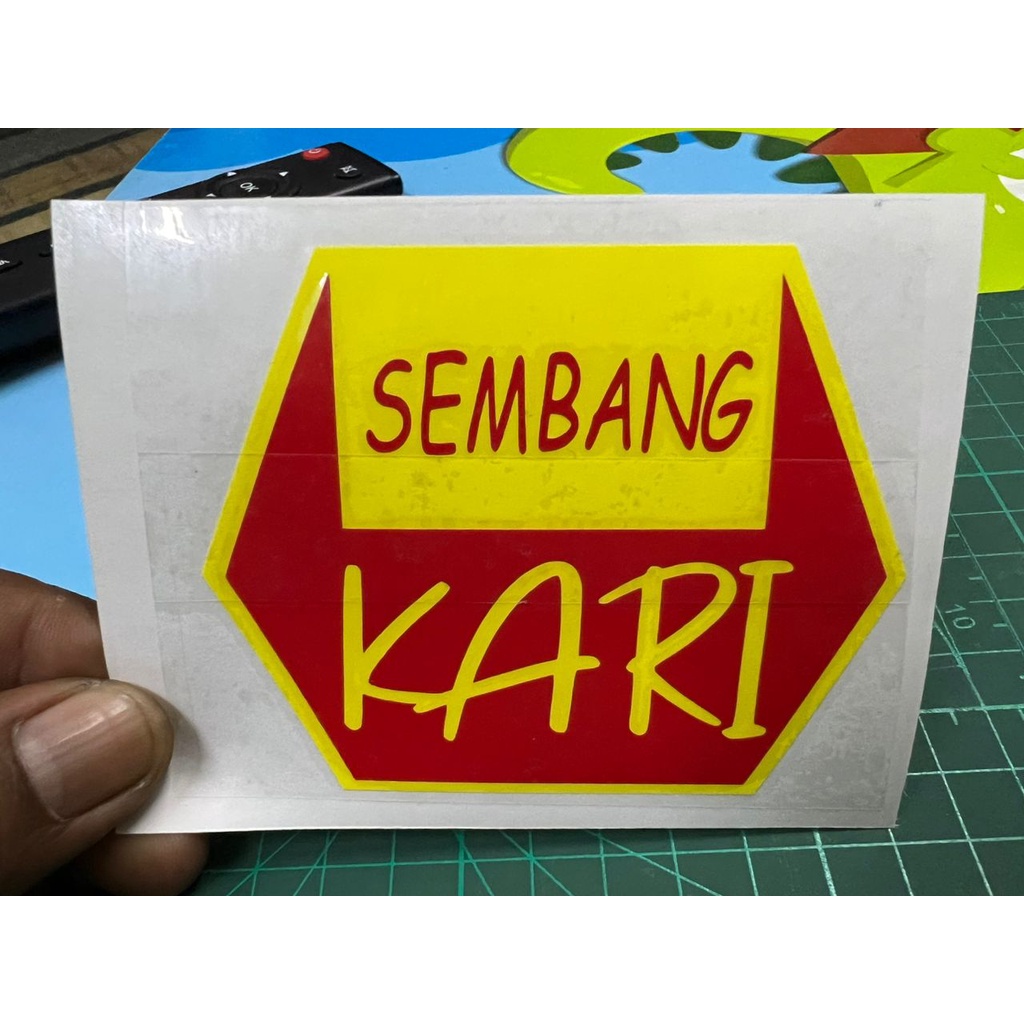 Sembang Kari vinyl custom sticker untuk motor atau kereta | Shopee Malaysia