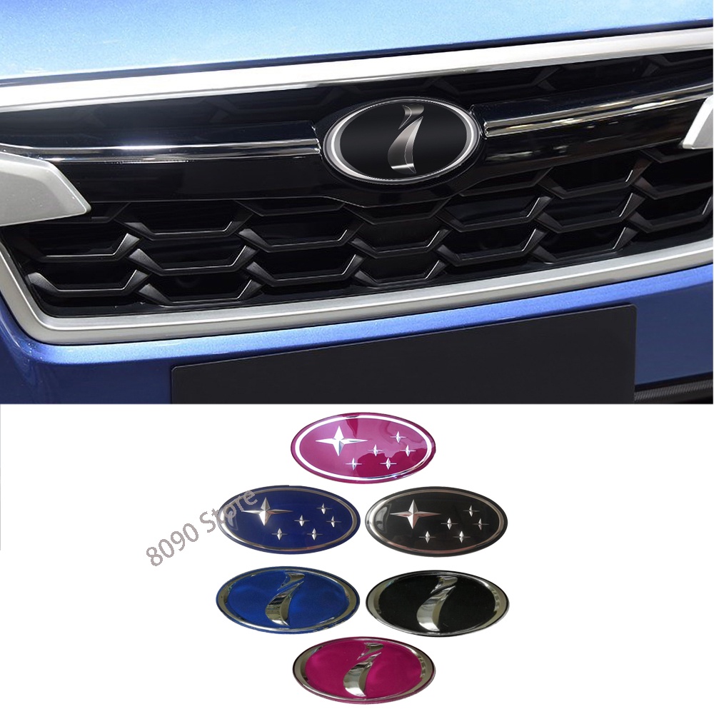 Car Front Grill Emblem Sticker Auto Decorative Badge Decal for Subaru i ...