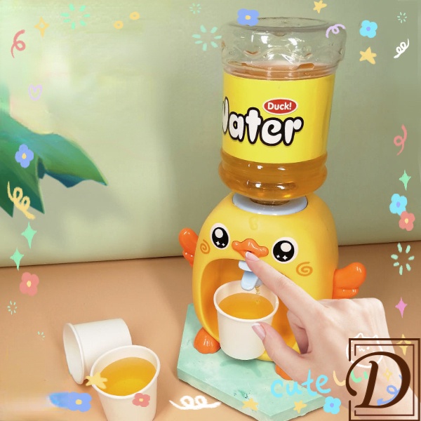 DuDu Kids Water Dispenser Toys Mini Fun Yellow Duck Pretend Play Toy ...