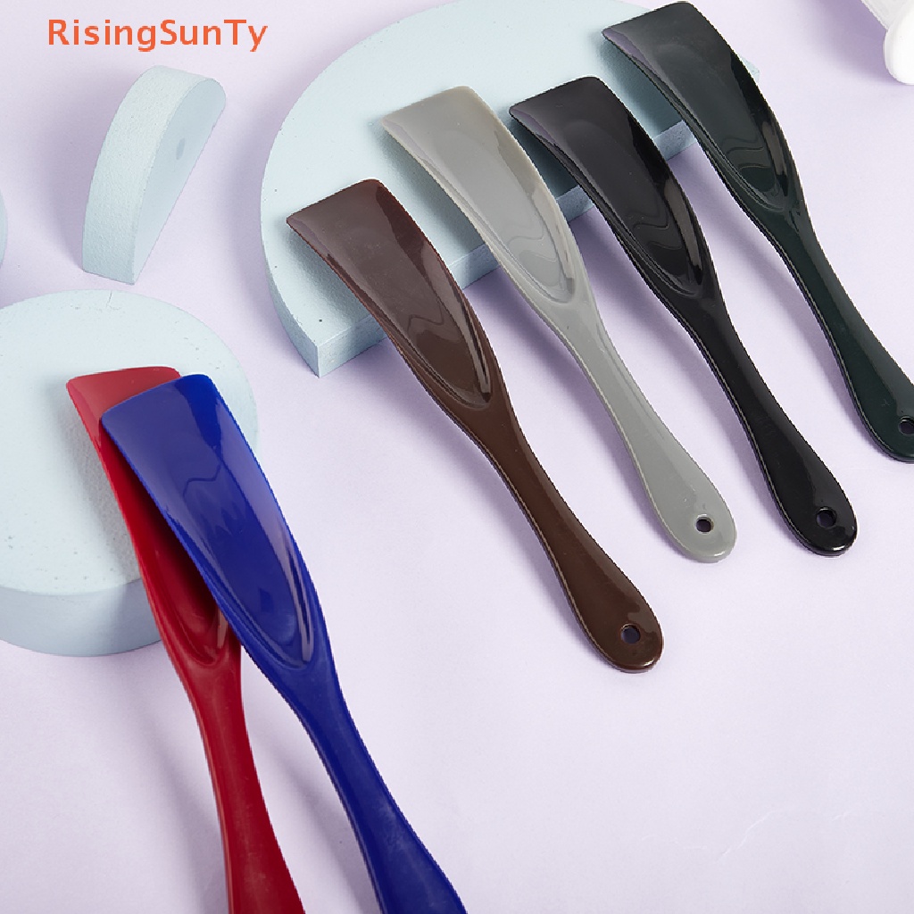 [RisingSunTy] 1PCS Plastic Short Shoehorn Lazy Shoe Helper Long Handle ...