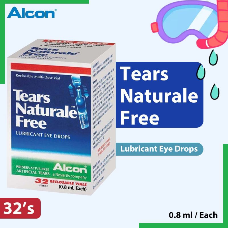 ALCON TEARS NATURALE FREE LUBRICANT EYE DROPS 🚄fast delivery🚄 | Shopee ...