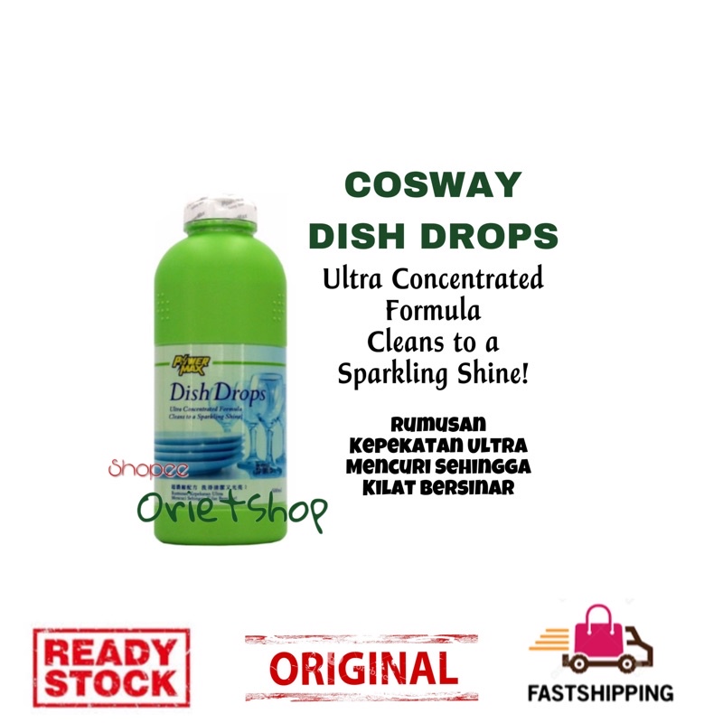 COSWAY POWERMAX DISH DROPS / PENCUCI PINGGAN CECAIR 600ML | Shopee Malaysia
