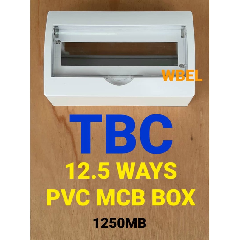 TBC 12.5 WAYS PVC MCB BOX | Shopee Malaysia