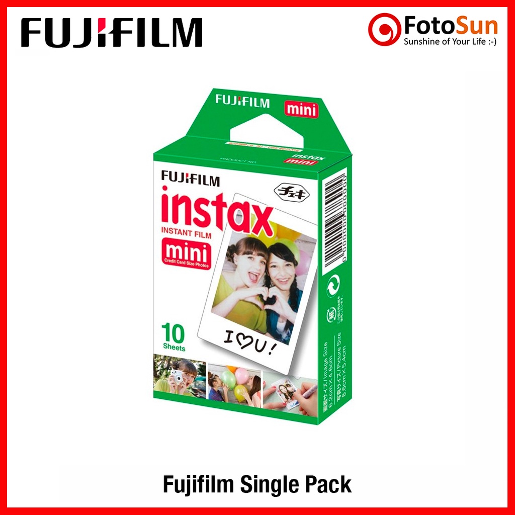 FUJIFILM INSTAX MINI film pack 10s / 20s (EXPIRE 2027 May) | Shopee ...
