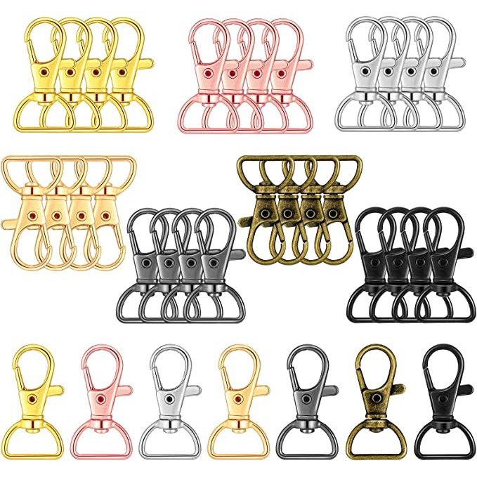 5/35pcs rotary buckle lanyard hook key buckle clasp lobster claw buckle ...