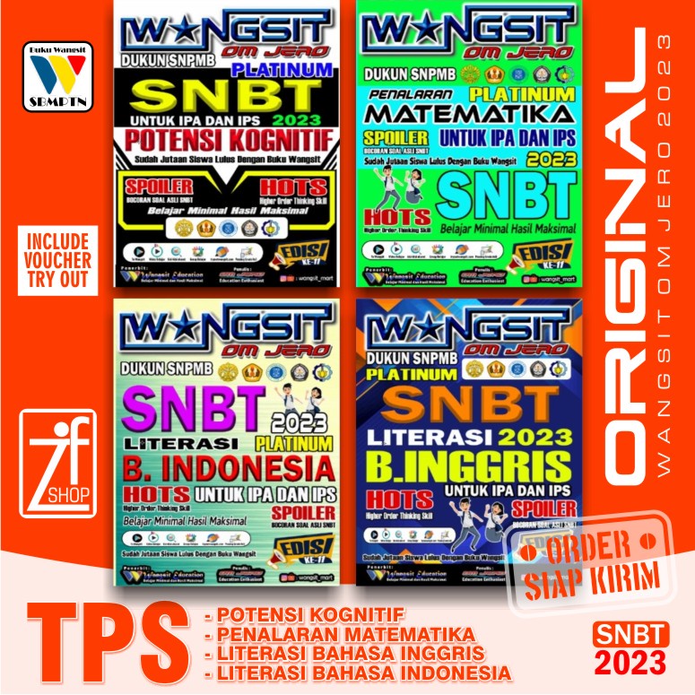 Book SNBT Wangsit 2023 / Book Dumplings UTBK SNBT Package TPS 2023 ...