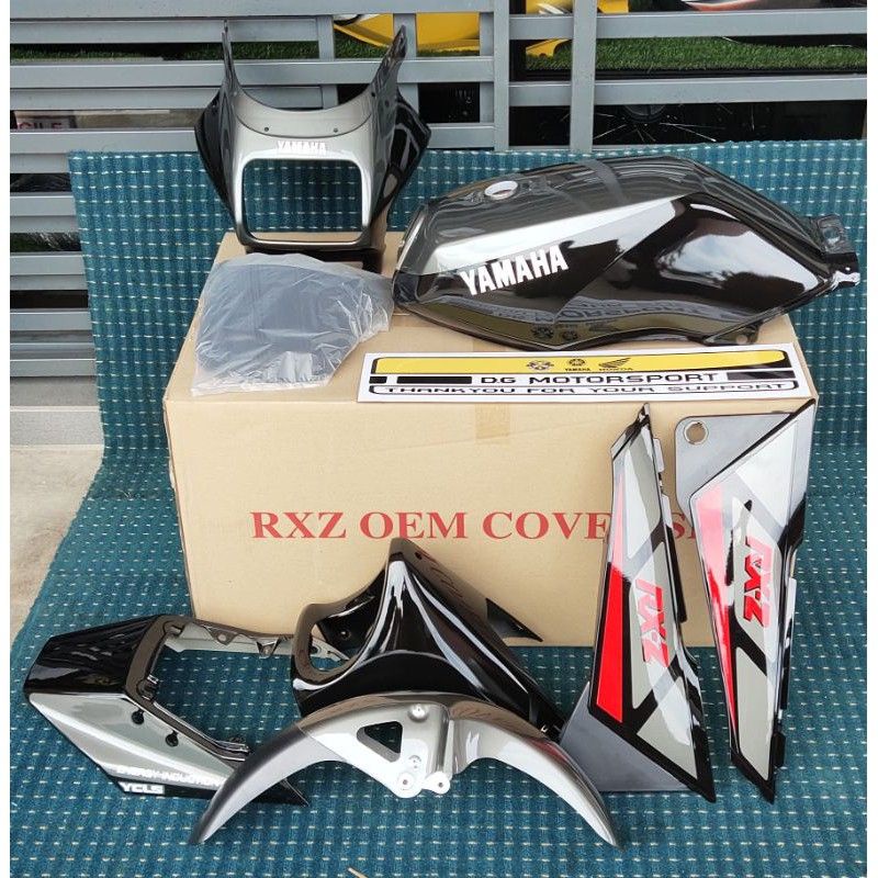 OEM BODY COVER SET RXZ 135 BOSCH MILI MODEL 7 DVC PURPLE / DBC BLUE ...