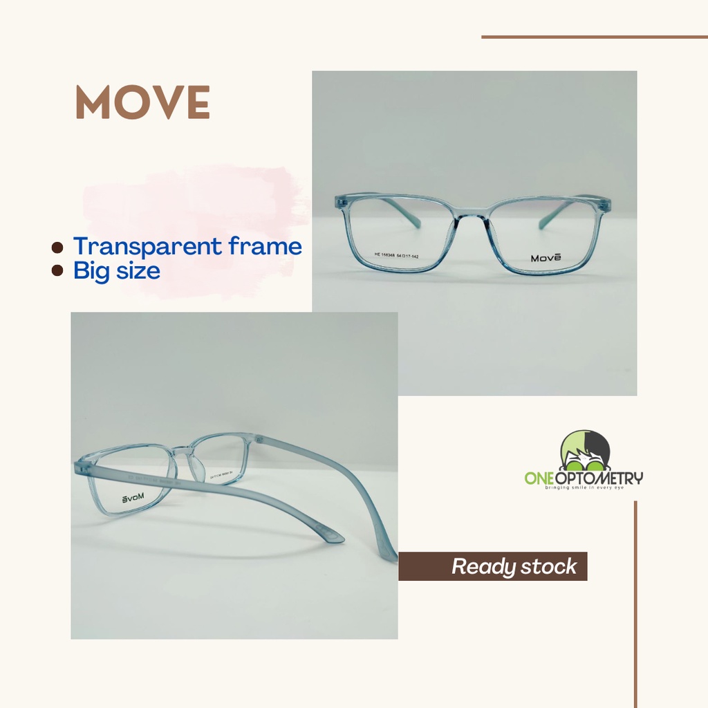 Move Bingkai Cermin Mata Spectacle Plastic Frame / Bingkai Cermin Mata ...
