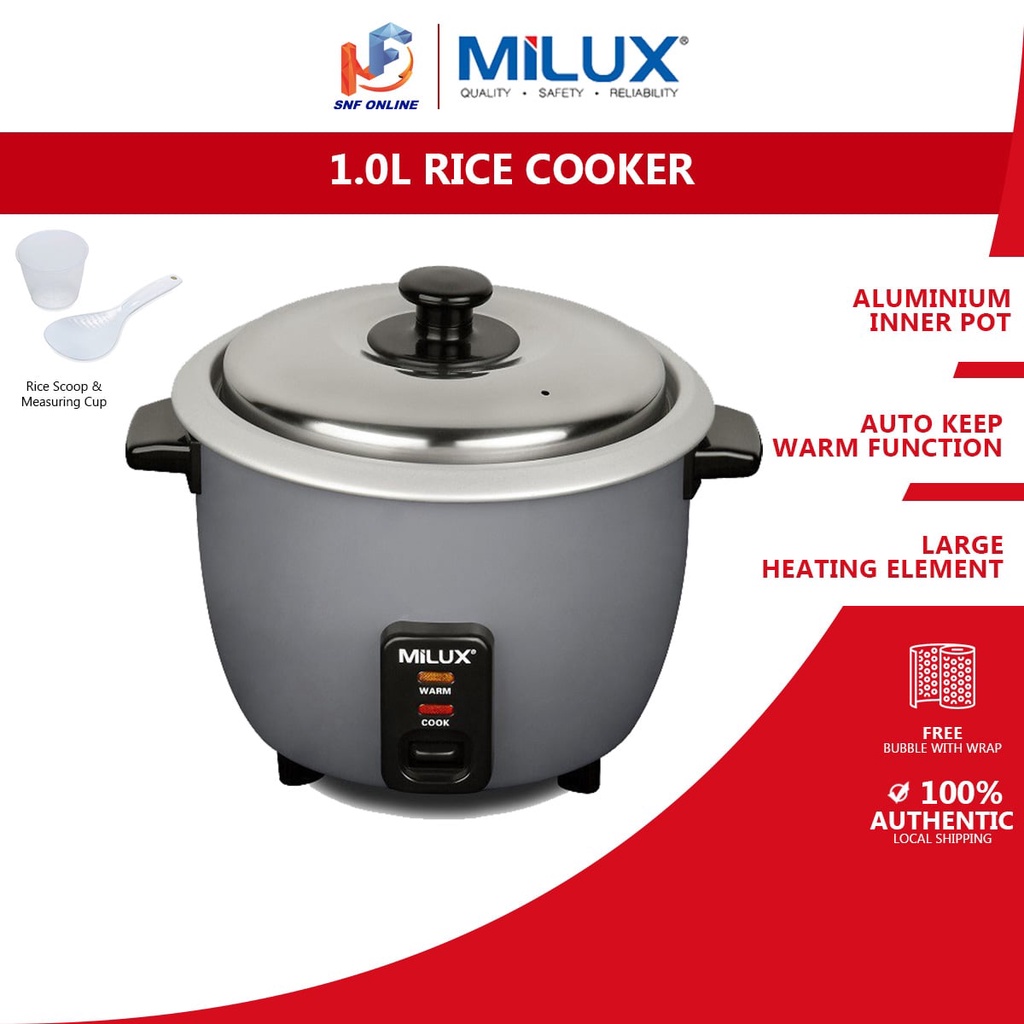 Milux Electric Rice Cooker (1.0L) MRC-510 | Shopee Malaysia