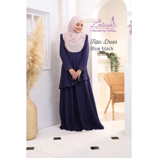 FATIN DRESS (ZALIYA COLLECTION) | Shopee Malaysia