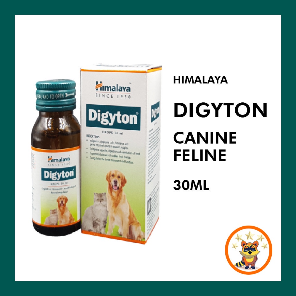 Himalaya Digyton Drop for Canine Dog Feline Cat Kucing 30ml | Shopee ...