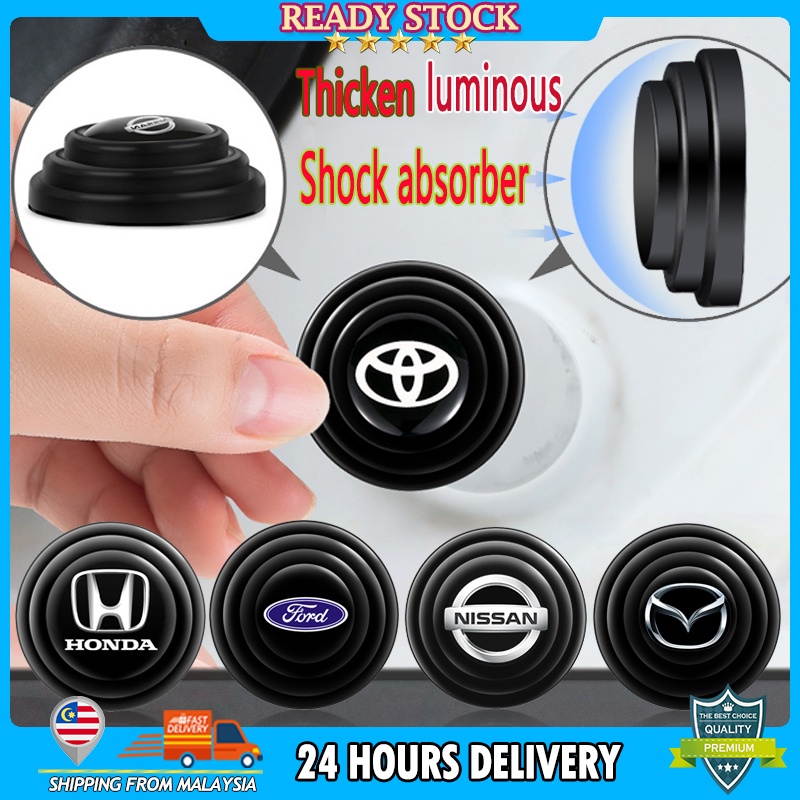 Thicken luminous Car Shock absorber gasket Car Door Bumper Protector ...