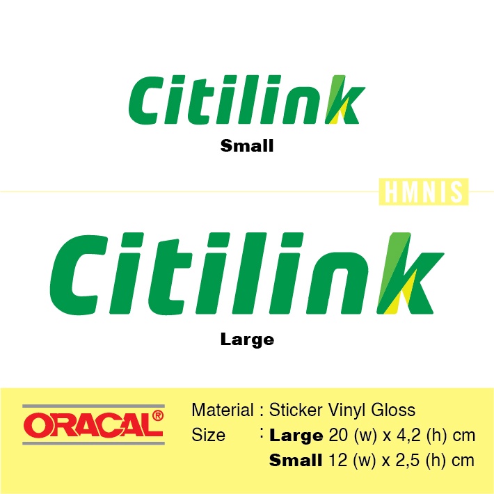 Citilink Sticker, Citilink Logo Sticker, Citilink Cutting Sticker ...