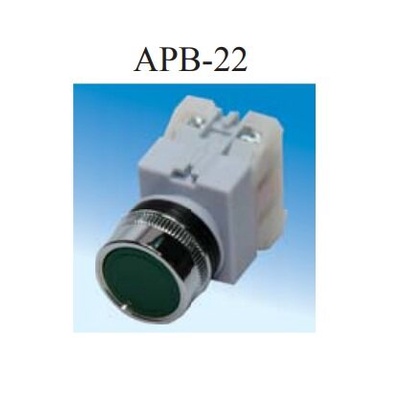 CIKACHI APB FLAT HEAD PUSH BUTTON SWITCH 22MM (1a1b) | Shopee Malaysia