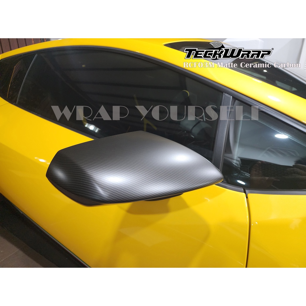 Teckwrap Matte Ceramic Carbon Fiber USA Kevlar Fiber RCF03M Car Wrap ...