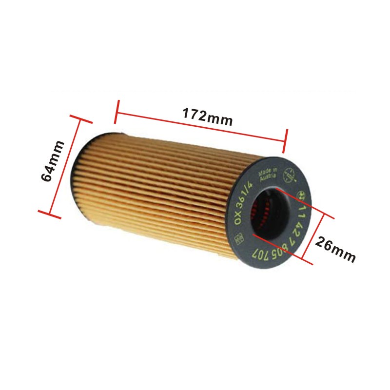 Oil Filter for BMW 520d 318 316 320 123 120 118 116 X3 X6 X5 X1 E82 E92 ...