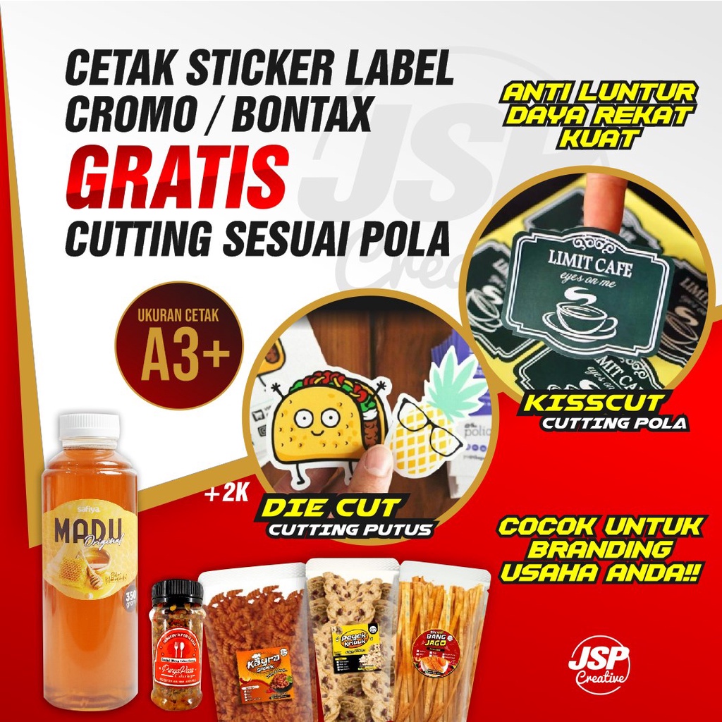 Product LABEL STICKER+CUTTING According To Pattern | Shopee Malaysia