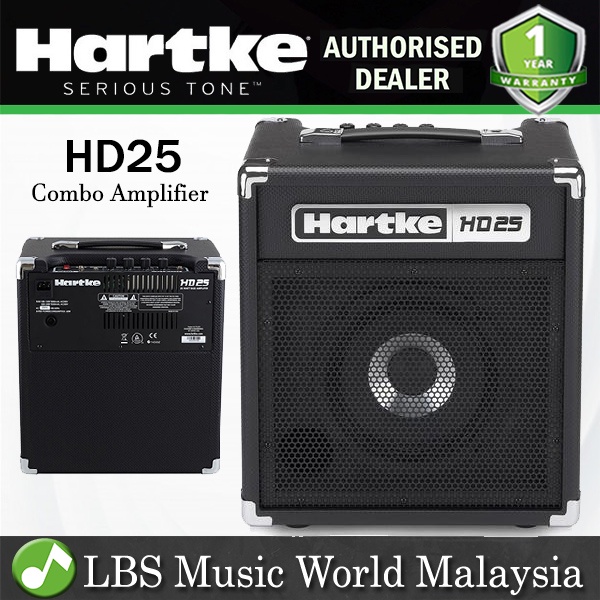 Hartke HD25 25 Watt Bass Combo Amp Speaker Amplifier (HD 25) | Shopee ...