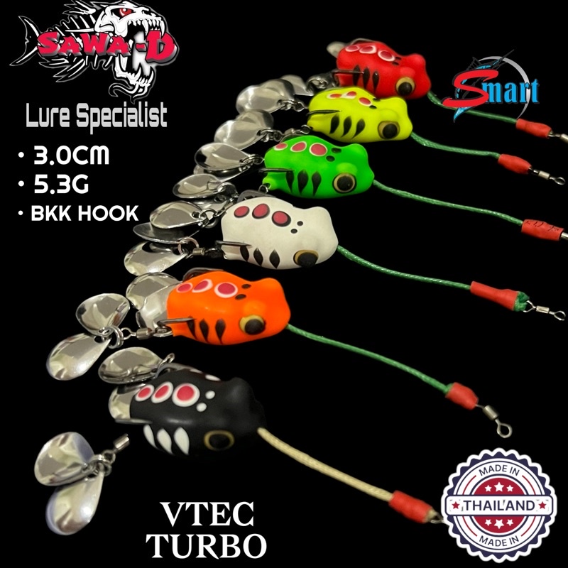 SAWA-D(S8) M.FROG TURBO 3.0cm / 5.3g BKK HOOK 1 | Shopee Malaysia
