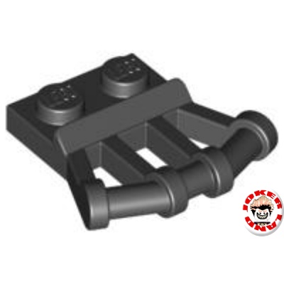 LEGO PART 92692 - PLATE, MODIFIED 1 X 2 w ANGLED BAR HANDLES ON SIDE ...