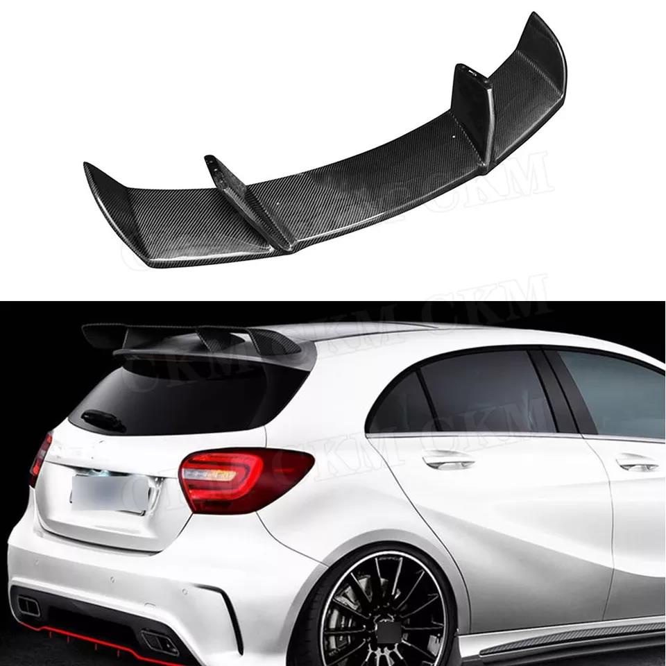 Carbon Fiber Rear Roof Spoiler Window Wings For Benz W176 A180 A200 ...