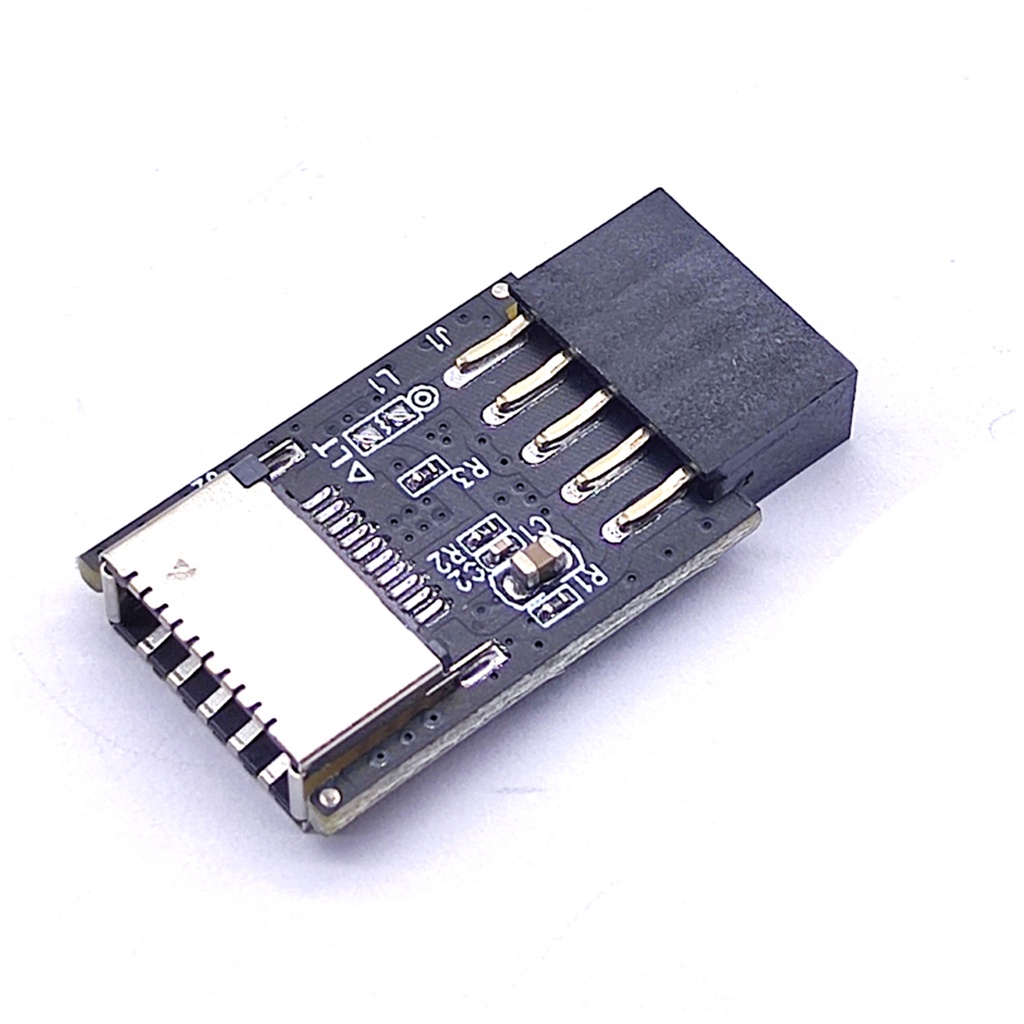 Motherboard USB2.0 9Pin to TYPE-C A-KEY Front Connector Converter USB3 ...