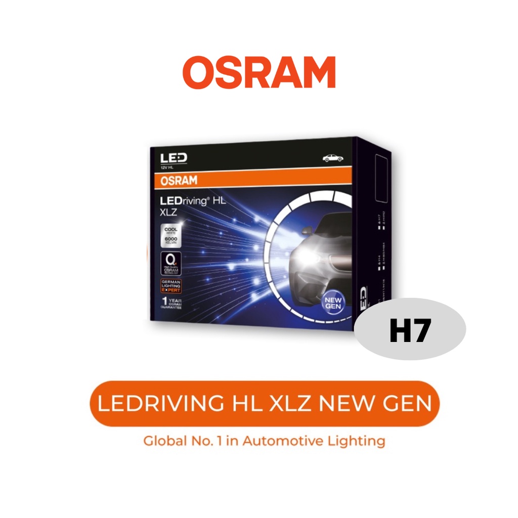 Genuine Osram LEDriving HL XLZ New Gen LED Bulb Set (2 pcs) H4 H7 H8 H11 H16 | Shopee Malaysia