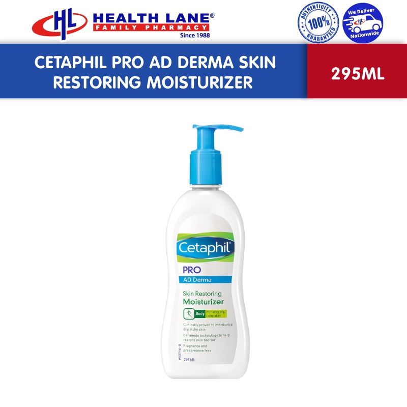 CETAPHIL PRO AD DERMA SKIN RESTORING MOISTURIZER (295ML) | Shopee Malaysia
