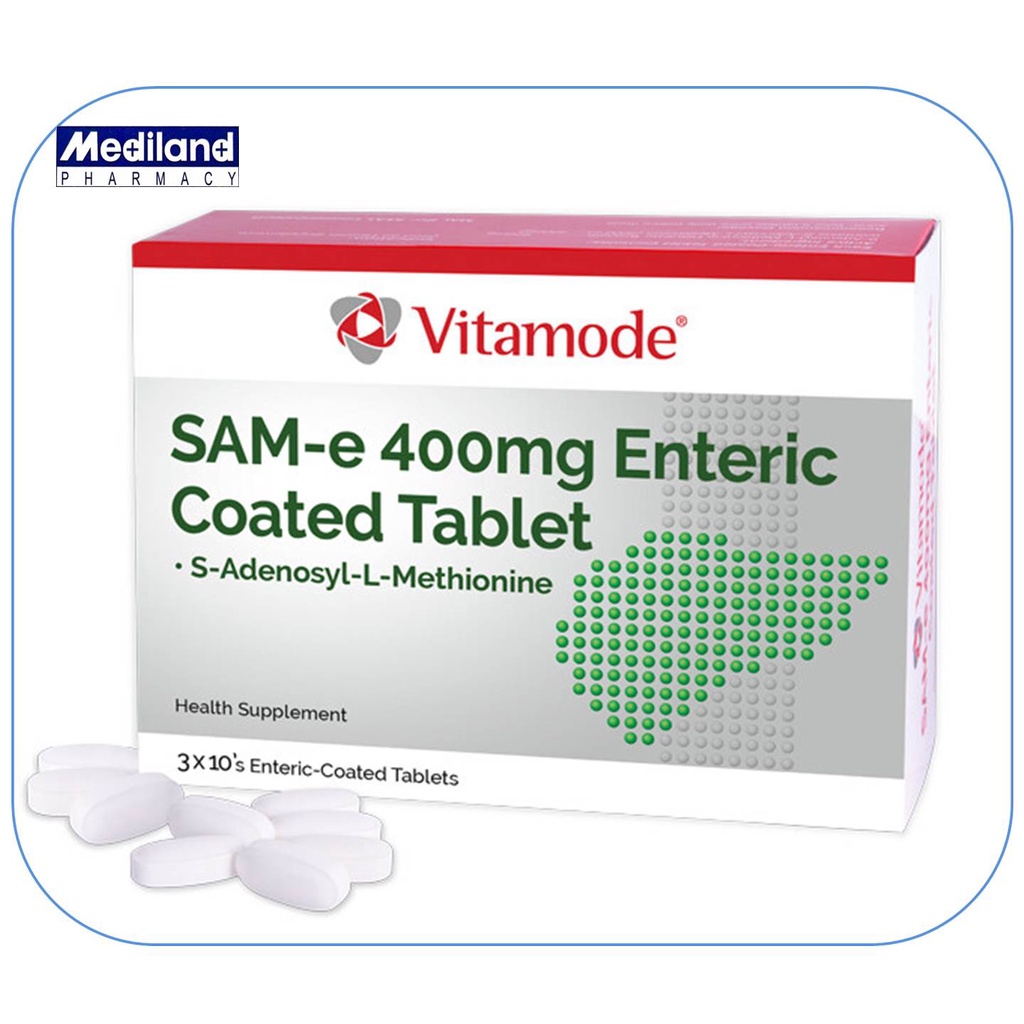 Vitamode SAM-e 400mg Tablet 30's (07/2025) | Shopee Malaysia