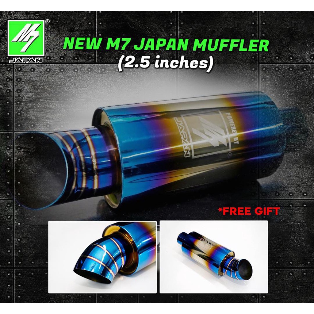 💯% ORIGINAL M7 JAPAN MUFFLER 2.5 INCI (NEW) | Shopee Malaysia