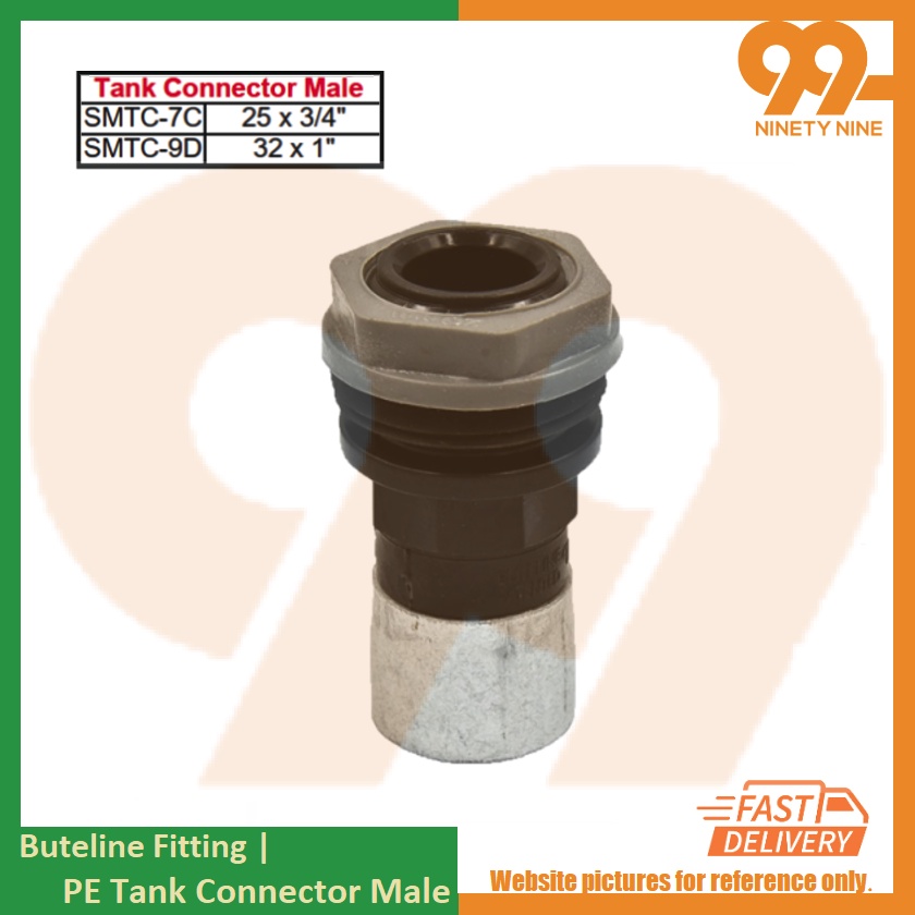 Buteline Fitting | PE Tank Connector Male | Cold Water Compress ...