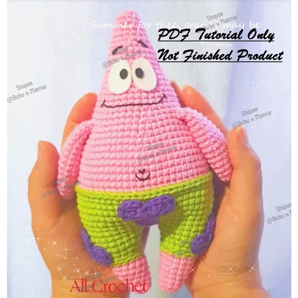 [EPattern] Amigurumi Crochet Tutorial- Cartoon SpongeBob SquarePants ...