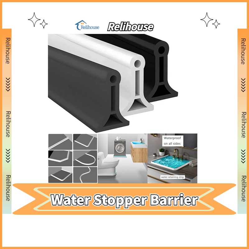 RELI Silicone water retaining strip for Sink Basin Stove Water Stopper ...