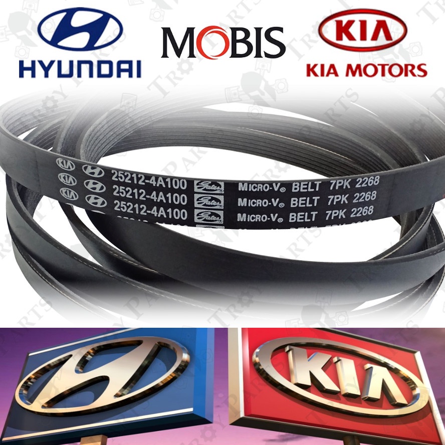 Original Kia Fan Belt 25212-4A100 for Kia Hyundai Sorento 'New ...