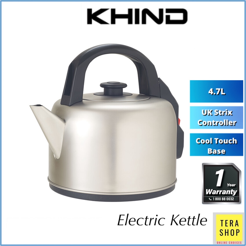 Khind EK471 SUS304 Stainless Steel 4.7L Electric Kettle | Shopee Malaysia