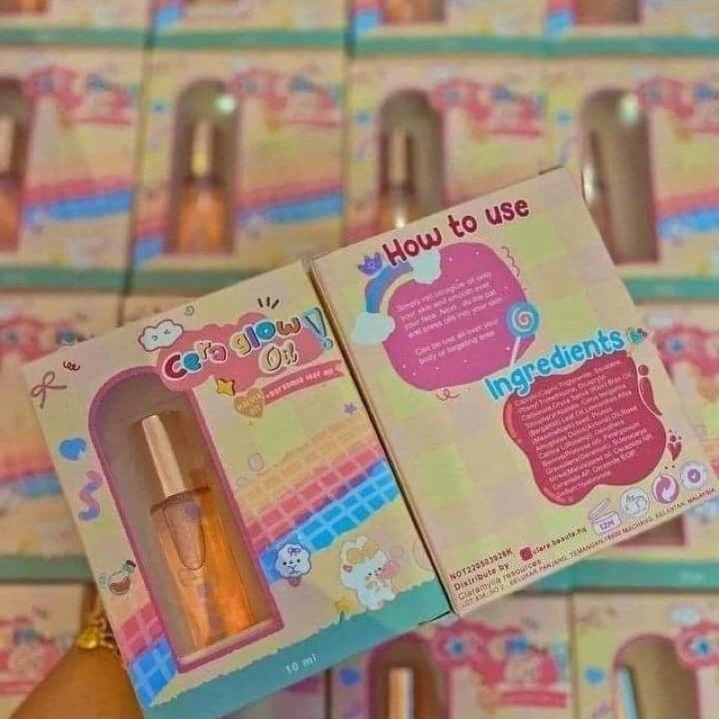 CLARA OIL CERA GLOW OIL 💯 ORIGINAL HQ | Shopee Malaysia