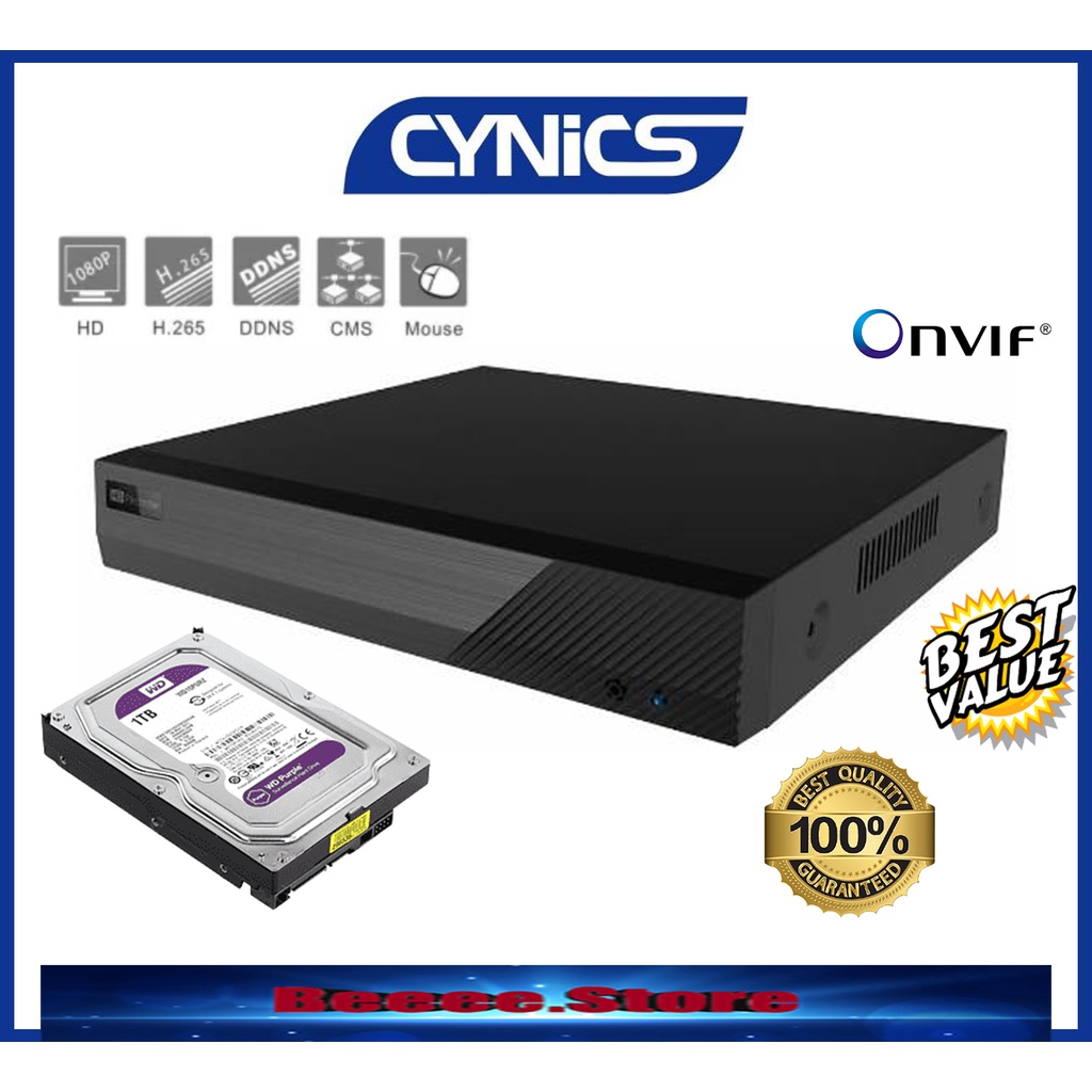 CYNICS CCTV DVR 3000-SERIES Digital Video Recorder/Decorder + Hardisk ...