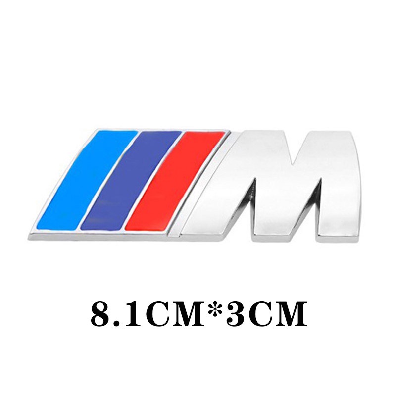 BMW M Sport Metal Car Emblems Stickers Badges Wing Side Fender Styling ...